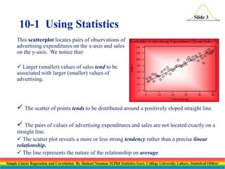 Simple linear regression and correlation | PPTX