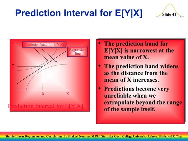 Simple linear regression and correlation | PPTX