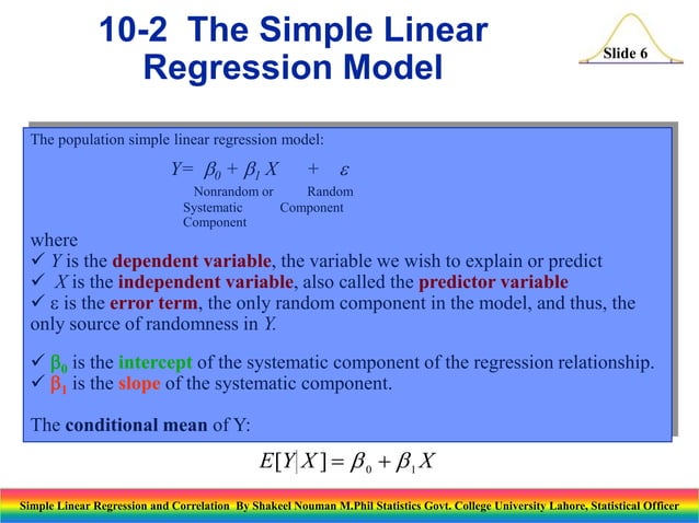Simple linear regression and correlation | PPTX