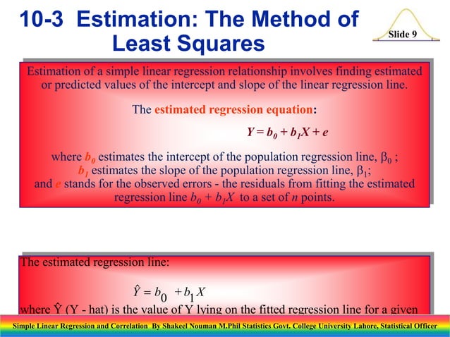 Simple linear regression and correlation | PPTX