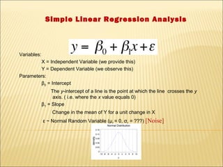 Simple linear regression (final) | PPT