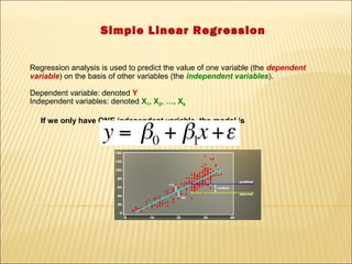 Simple linear regression (final) | PPT