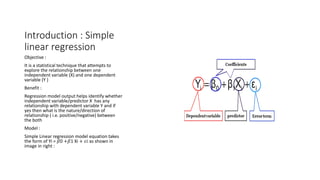 What is Simple Linear Regression and How Can an Enterprise Use this ...