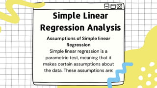 SIMPLE LINEAR REGRESSION - QUANTITATIVE RESEARCH.pptx