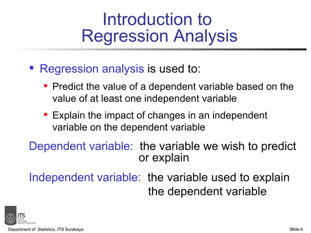 Simple Linier Regression | PPT