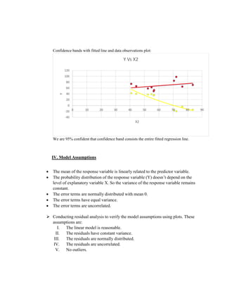 Simple linear regression project | PDF
