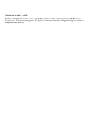 Simple linear regression project | PDF