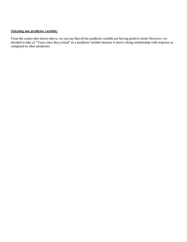Simple Linear Regression Project Pdf