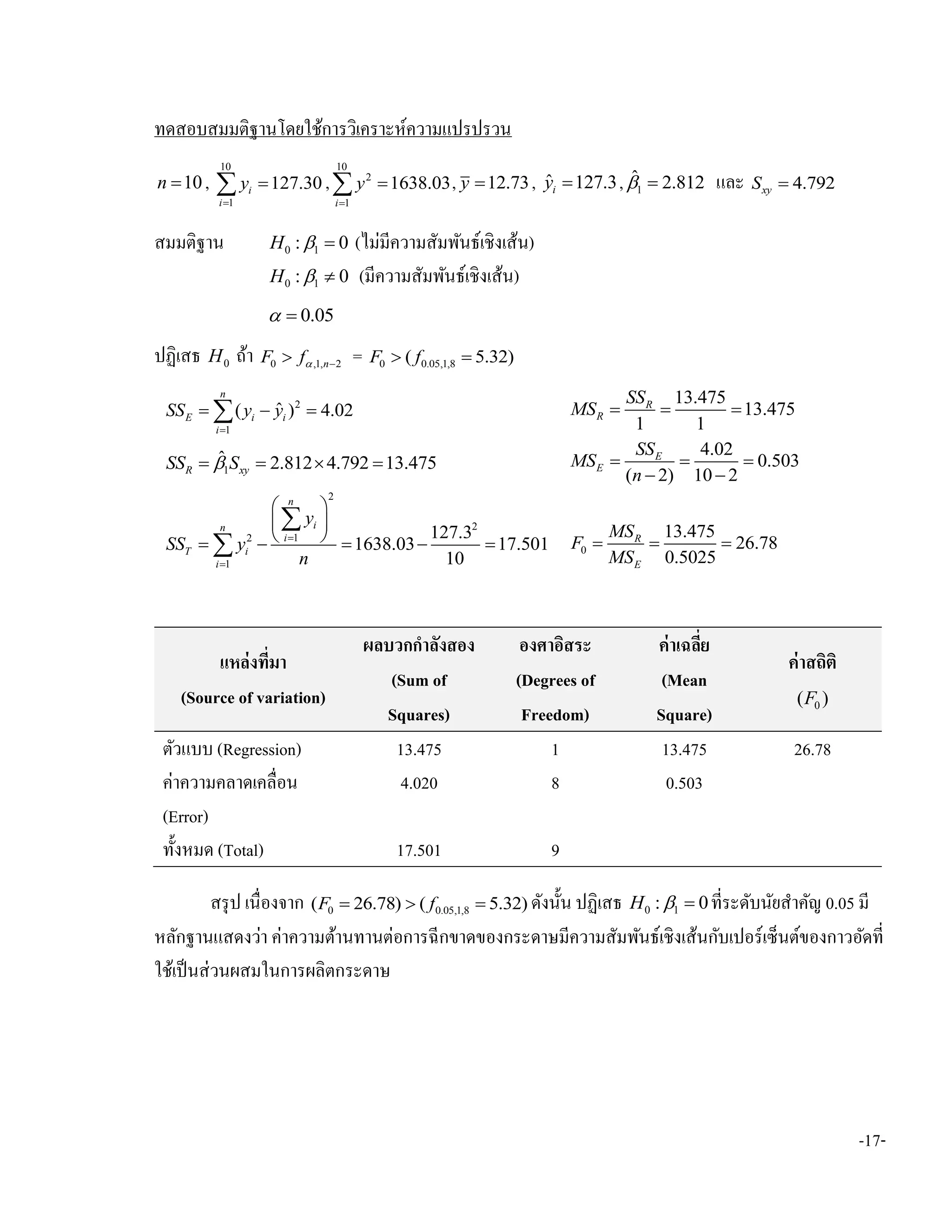 Simple linear regression and correlation | PDF