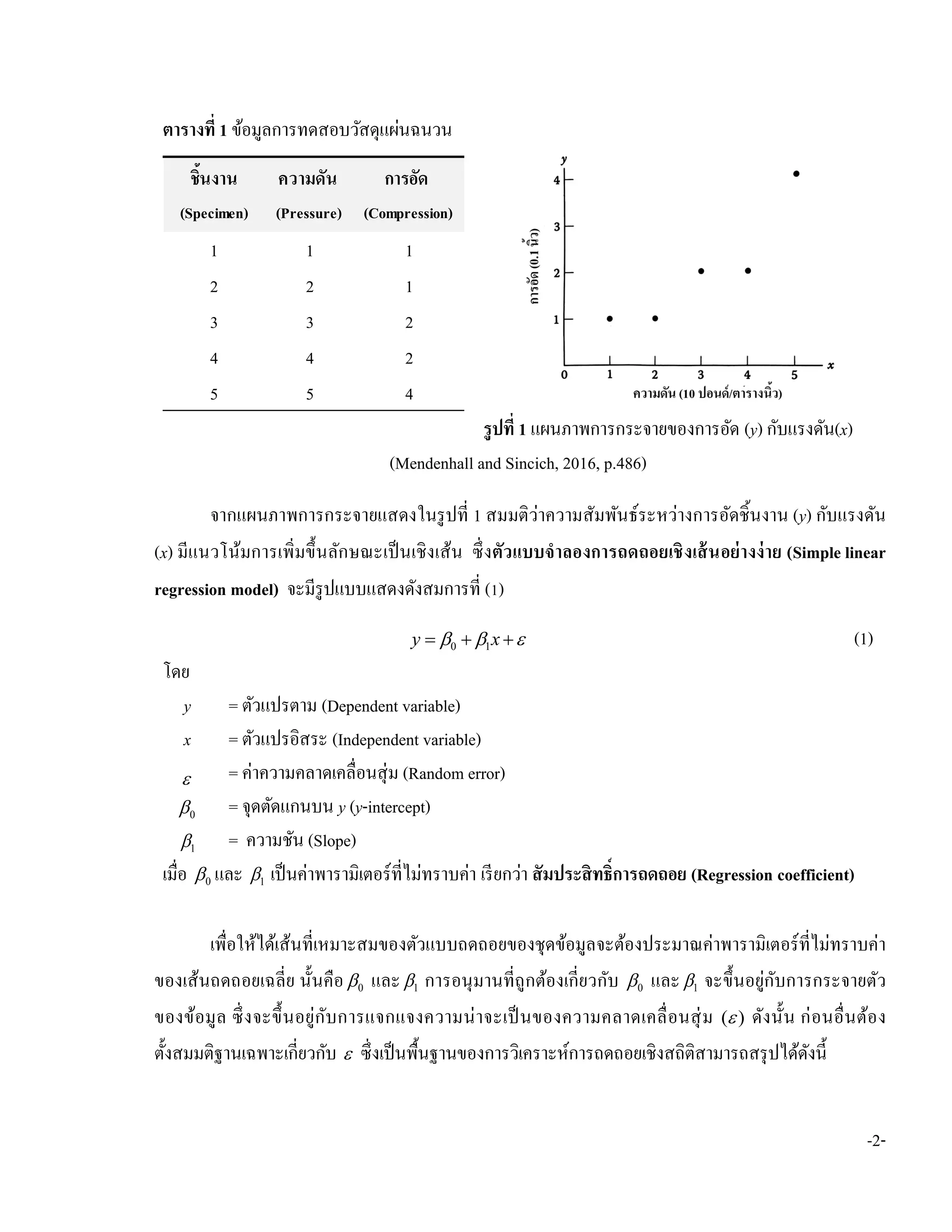 Simple linear regression and correlation | PDF