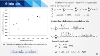 Simple linear regression and correlation | PDF