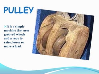 Simple machine | PPTX