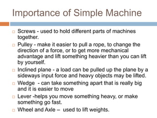 Simple machine | PPTX