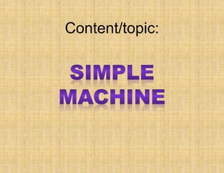 SIMPLE MACHINE.pptx