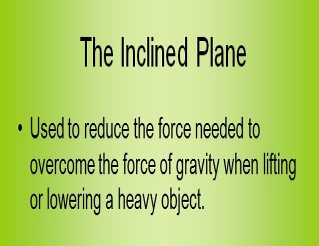 Simple machine - COT lesson on science grade 6 pupils | PPTX | Physics | Science