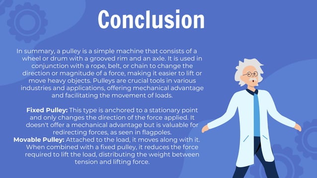 Simple machine (pulley and its types).pptx | Technology & Computing