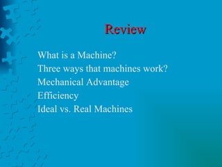 Simple Machines | PPT