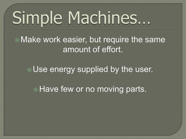 Simple Machines! | PPT