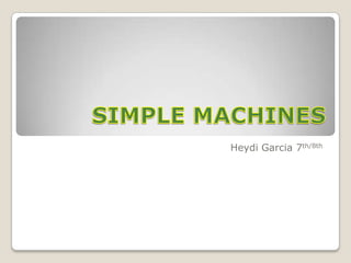 Simple machines | PPT