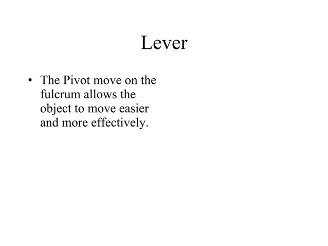 Simple machines | PPT