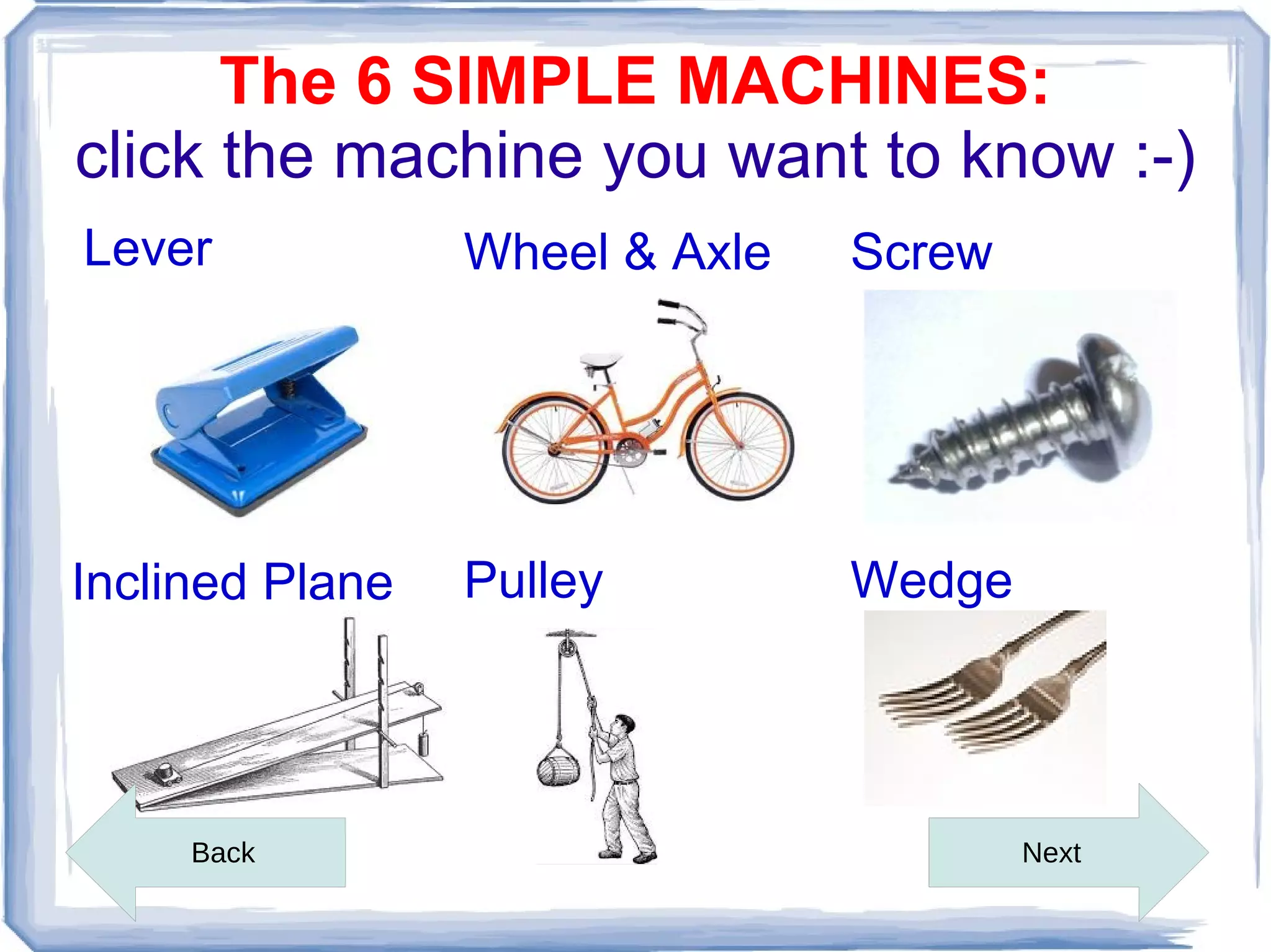 Simple machines | ODP