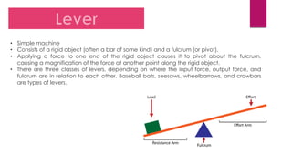 Simple machines | PPTX