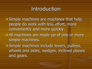 Simple machines | PPT