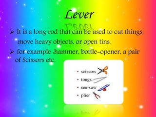 Simple machines for grade 4 | PPTX