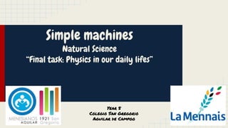 Simple machines (Task) | PPT