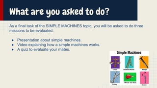 Simple machines (Task) | PPT