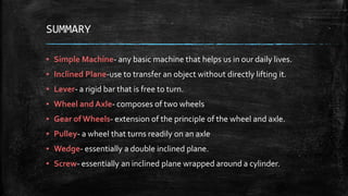 Simple machines | PPTX