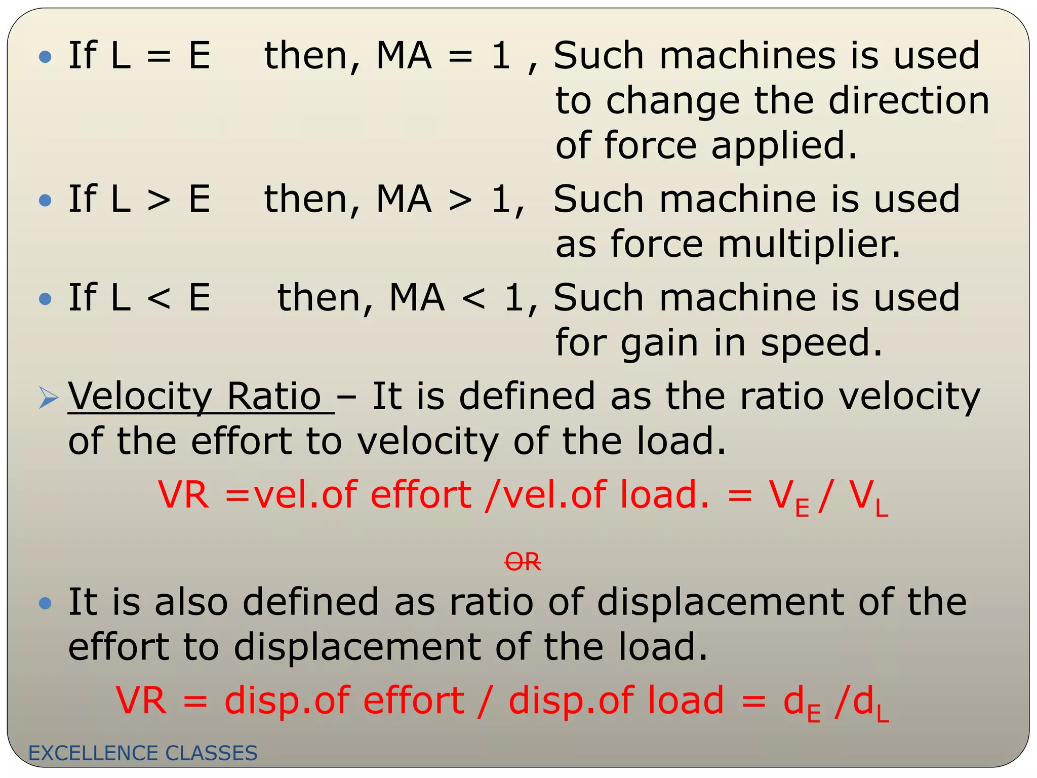 Simple machines Class X ICSE | PPTX