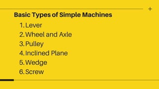 Simple Machines | PDF