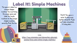 Online Notes Science Year 4: Simple Machines | PDF