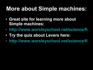 Simple machines | PPT