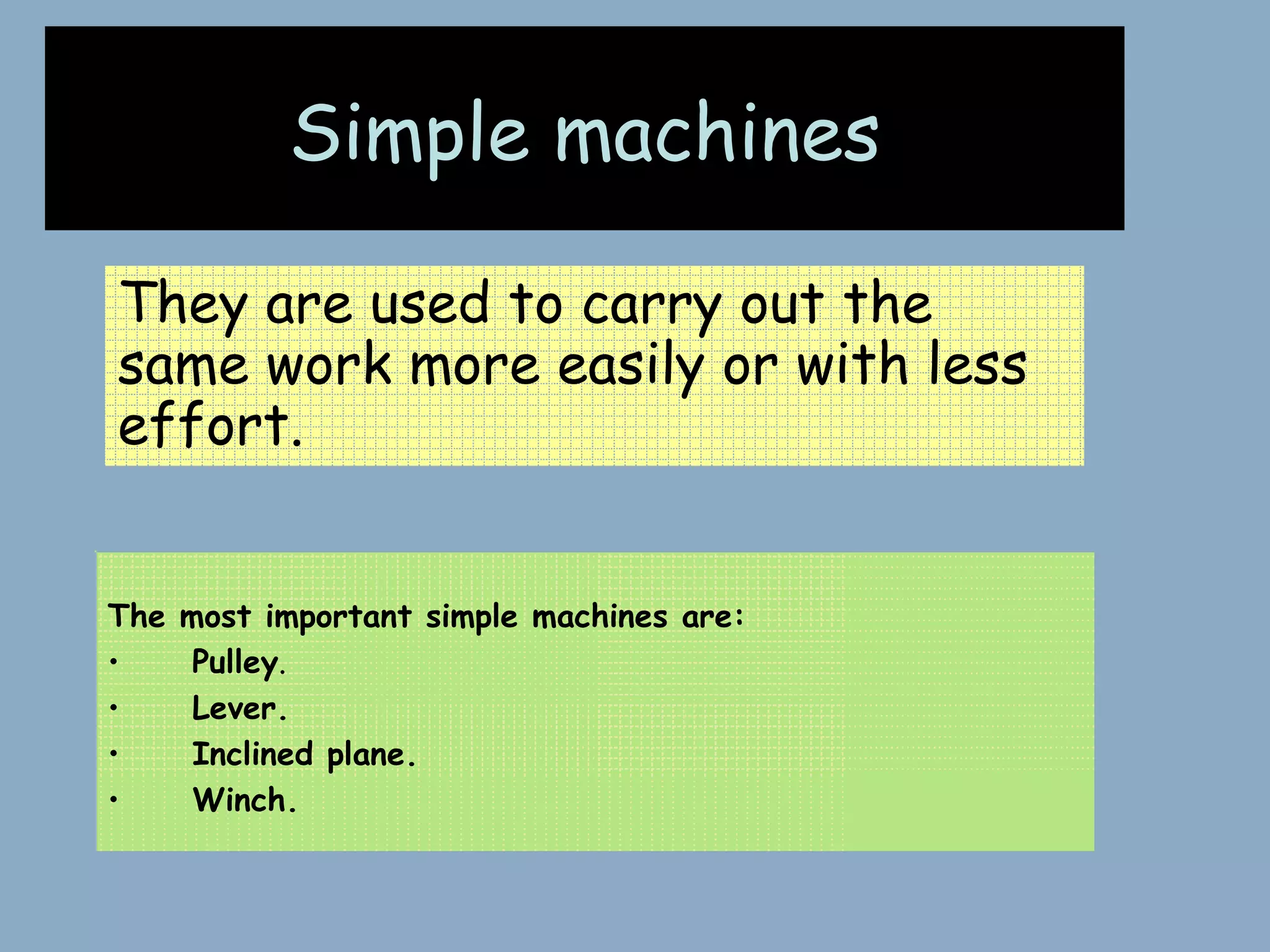 Simple machines - Description | PPT