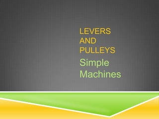Simple machines ppt | PPT