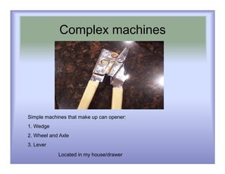 Simple machines scavenger hunt | ZIP