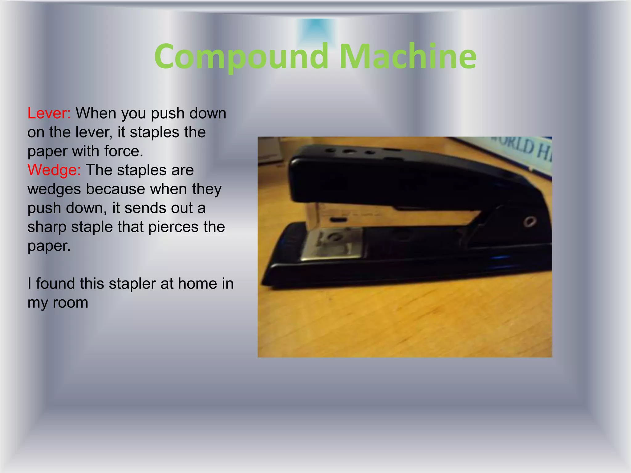 Simple machines scavenger hunt | PPT