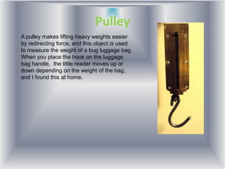 Simple machines scavenger hunt | PPT