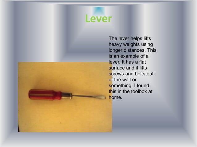 Simple machines scavenger hunt | PPT