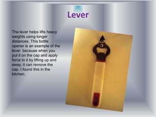 Simple machines scavenger hunt | PPT