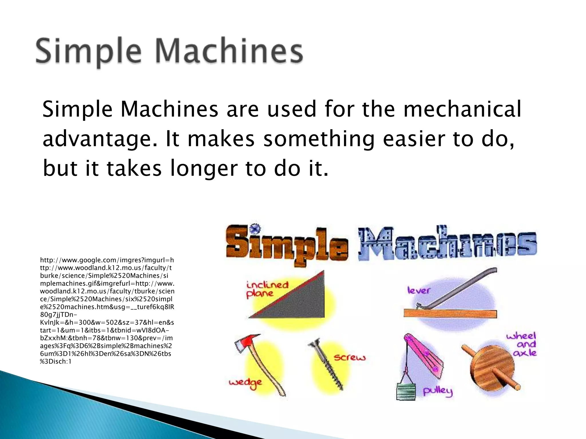 Simple machines scavenger hunt | PPT