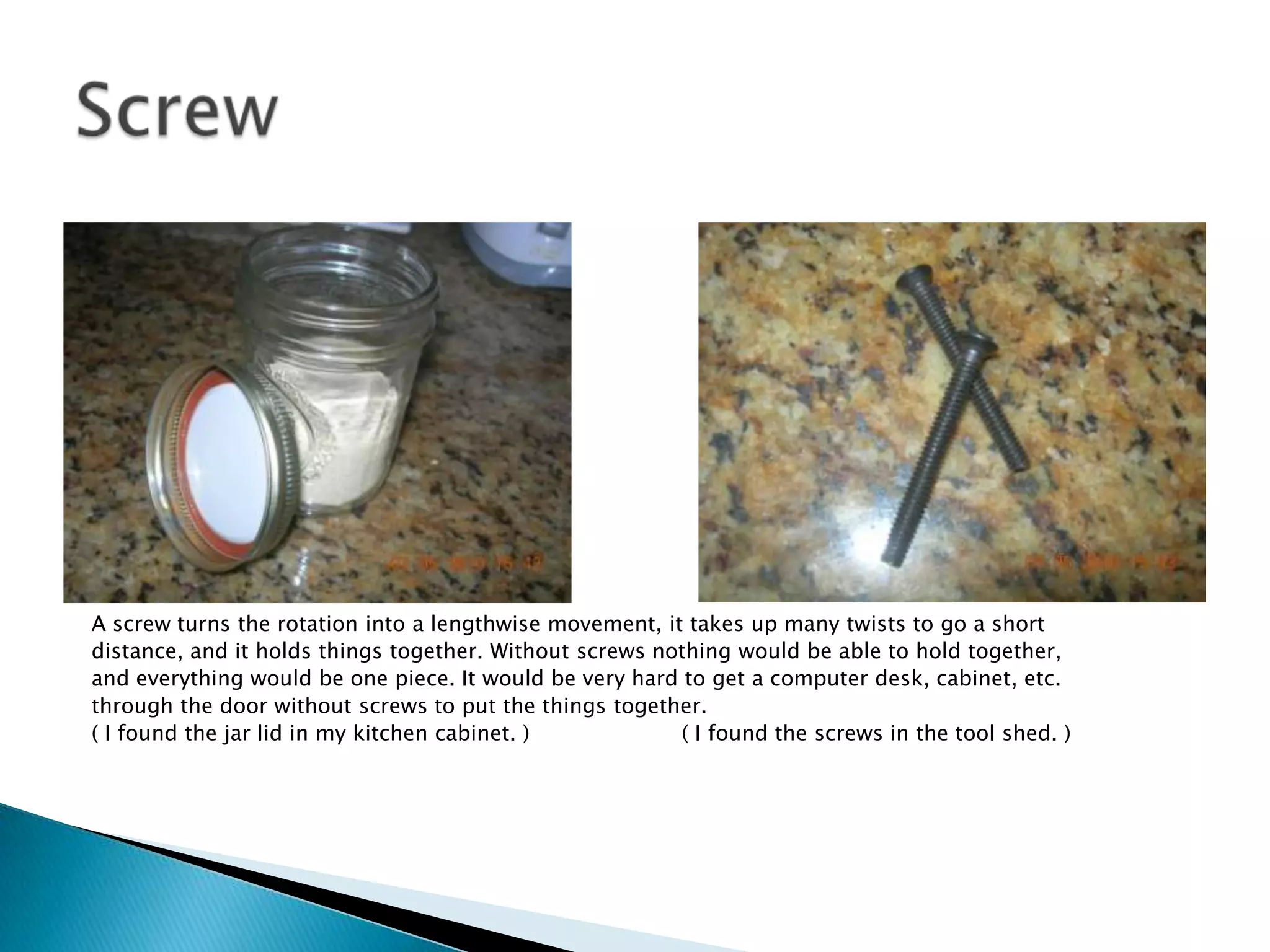 Simple machines scavenger hunt | PPT