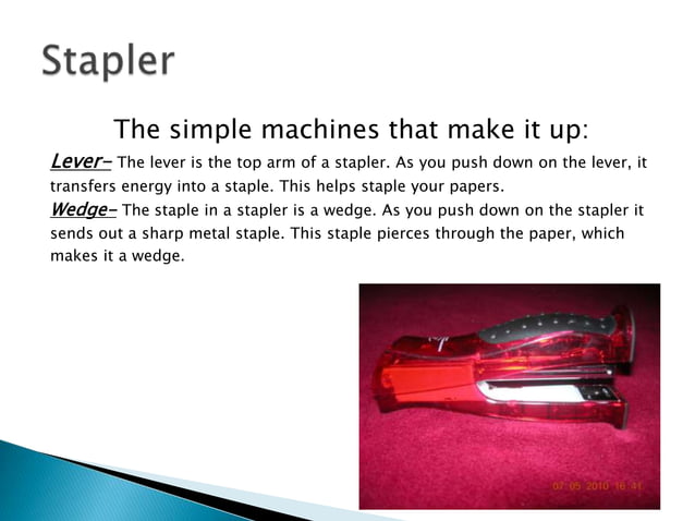 Simple machines scavenger hunt | PPT