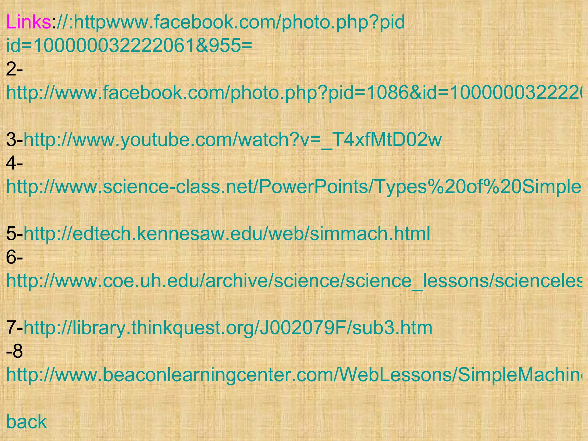 Simple Machines Web Quest | PPT