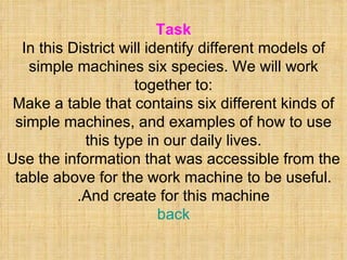 Simple Machines Web Quest | PPT