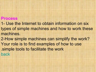 Simple Machines Web Quest | PPT