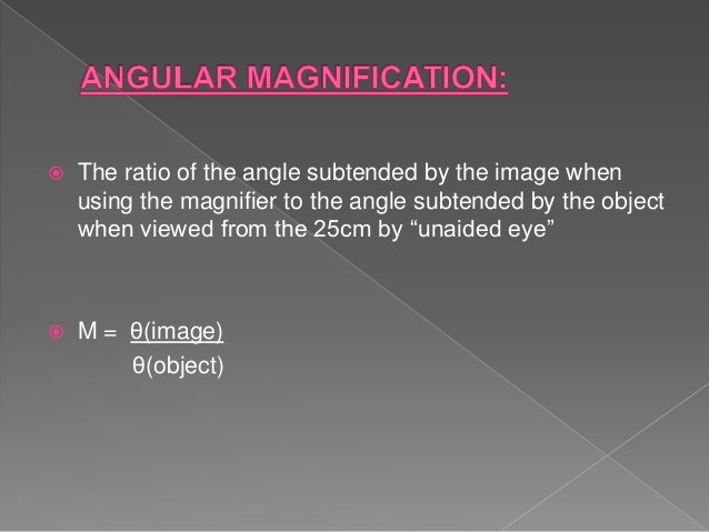 Simple magnifier and eye pieces | PPTX