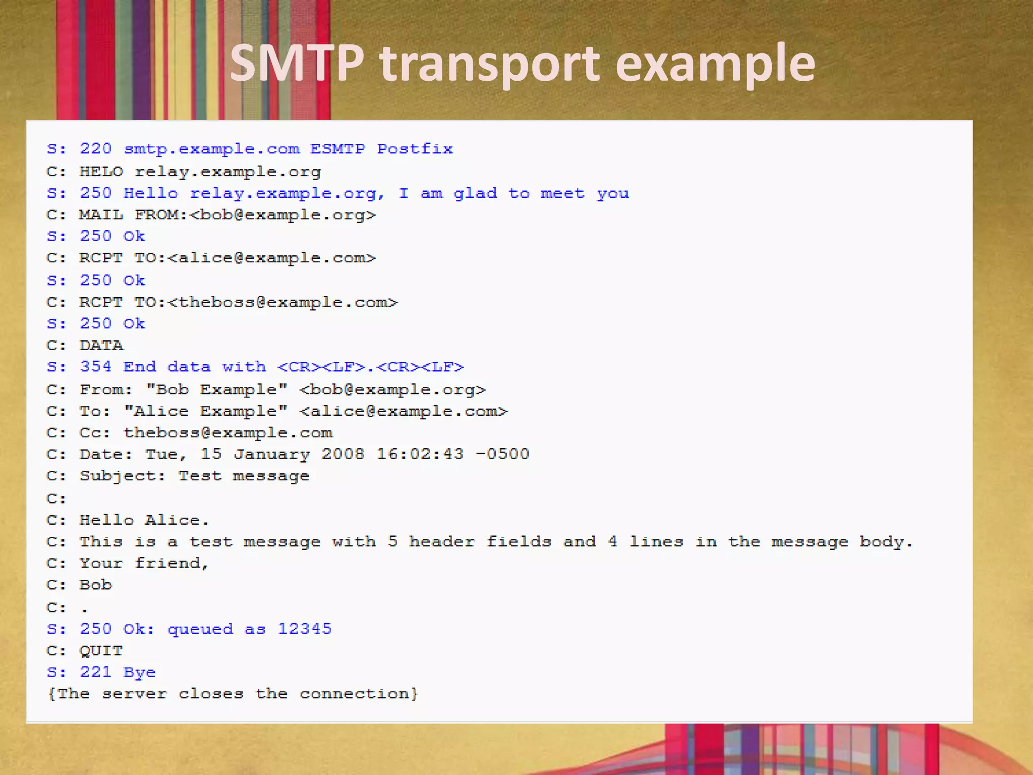 Simple mail transfer protocol | PPTX